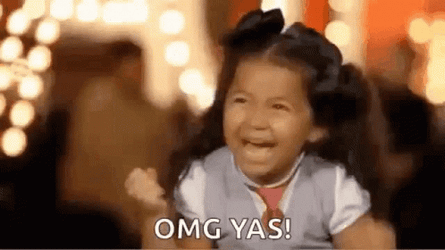 Cute Little Girl Omg Reaction GIF | GIFDB.com