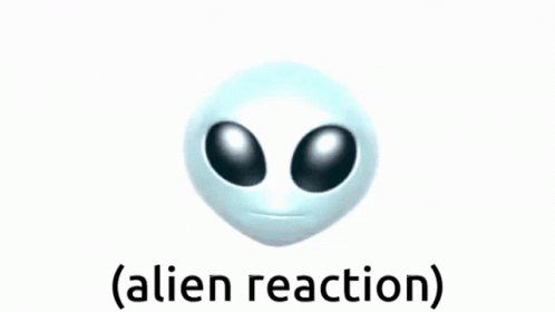 Cute Shocked Alien Reaction GIF | GIFDB.com