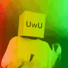 Cute Uwu Box Face Disco GIF | GIFDB.com