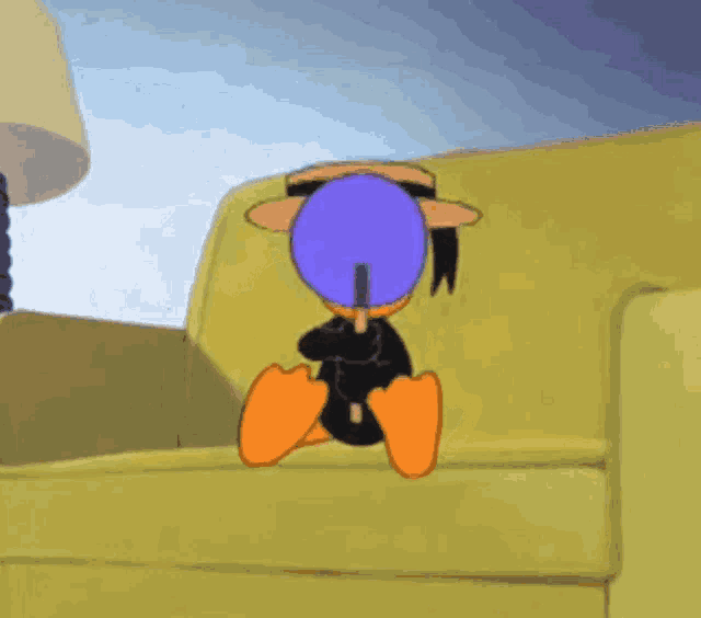 Daffy Duck With Lollipop