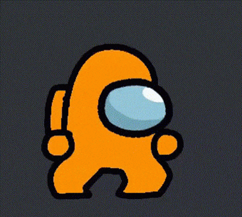 Dancing Among Us Orange GIF | GIFDB.com
