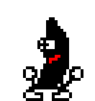 Dancing Black Banana Pixel Art GIF | GIFDB.com