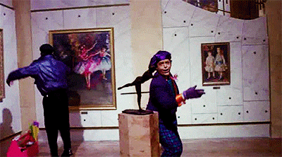 Dancing Inside Gotham Museum GIF | GIFDB.com