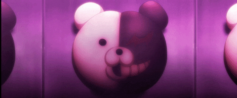 Danganronpa Monokuma Bear Masks GIF | GIFDB.com