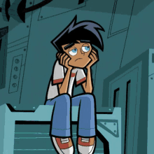 Danny Phantom Alone And Feeling Sad GIF | GIFDB.com