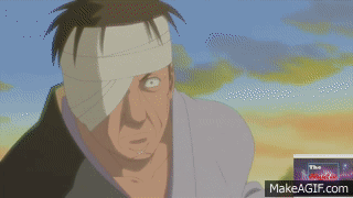 Danzo Shimura Beating Uchiha Shisui GIF | GIFDB.com