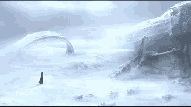 Darth Vader Snow Storm GIF | GIFDB.com