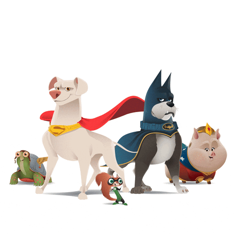 Dc League Of Super-pets Super-dog Krypto's Team GIF | GIFDB.com