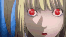 Death Note Misa Amane Using Shinigami Eyes GIF | GIFDB.com