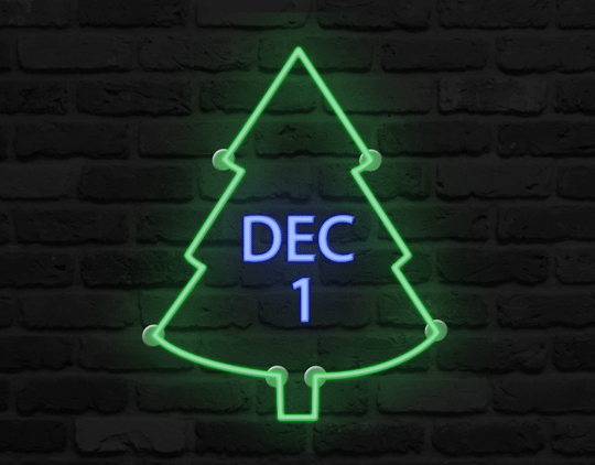 December Flickering Green Christmas Light GIF | GIFDB.com