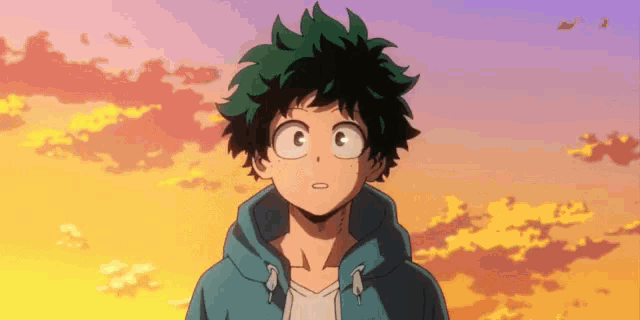 Deku With Friends At The Beach GIF | GIFDB.com