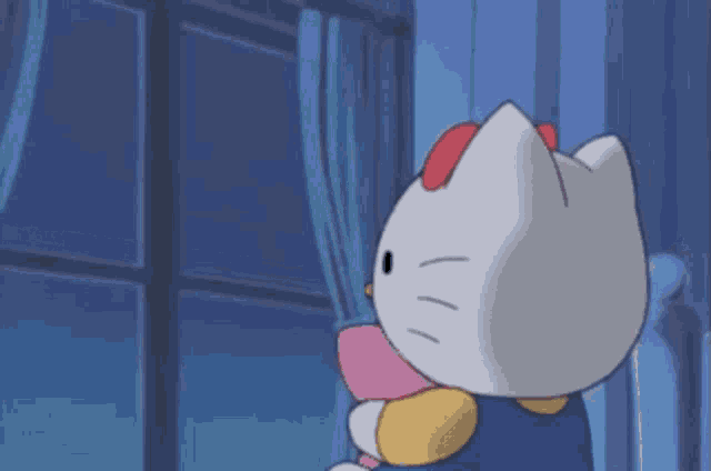 Depressed Hello Kitty GIF | GIFDB.com