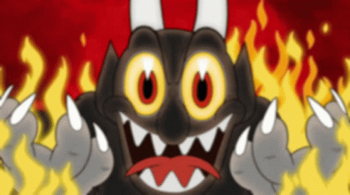 Devil Cuphead Laughing GIF | GIFDB.com