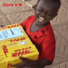 Dhl Delivery Guy I Love You Funny GIF | GIFDB.com