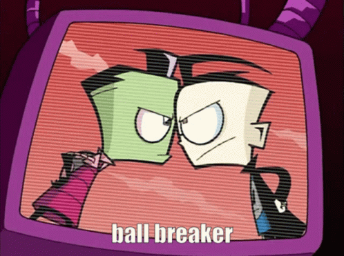 Dib Kicking Invader Zim GIF | GIFDB.com