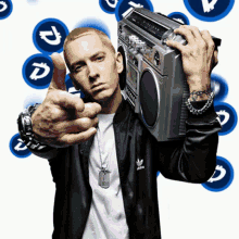 Digibyte Rappers Eminem Pointing Out GIF | GIFDB.com