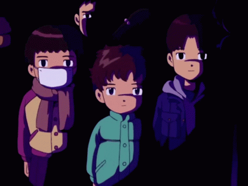 Digimon Children Shaking Head GIF | GIFDB.com