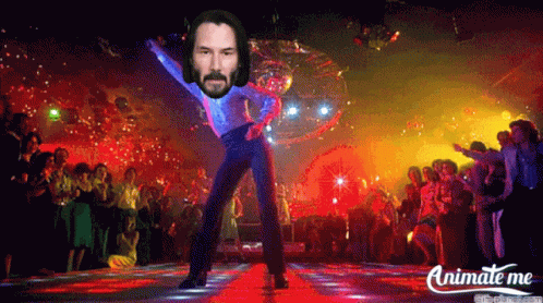 Disco Dancing Keanu Reeves Face Swap GIF | GIFDB.com