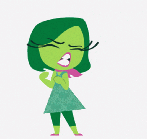 Disgust Inside Out Ew Vector Sticker GIF | GIFDB.com