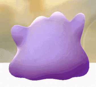 Ditto Slow Turn Around Funny Purple Pokemon GIF | GIFDB.com