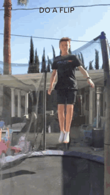 Do A Flip In Trampoline Fail GIF | GIFDB.com