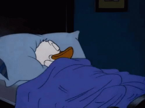 Donald Duck Disney Waking Up Mad GIF | GIFDB.com