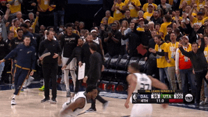 Donovan Mitchell Chest Bump Jazz GIF | GIFDB.com