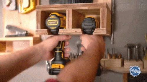 Double Handheld Drill Machine GIF | GIFDB.com