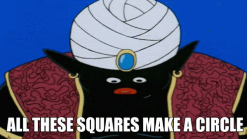 Dragon Ball Mr. Popo Squares Make A Circle GIF | GIFDB.com