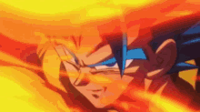 Dragon Ball Z Gogeta Fighting Broly GIF | GIFDB.com