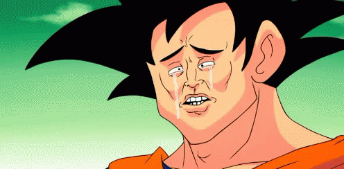 Dragon Ball Z Goku Crying Meme GIF | GIFDB.com