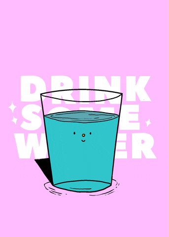 Drink Some Water Animated Reminder GIF | GIFDB.com