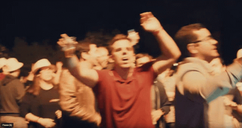 Drinking Guy In A Concert Party Hard GIF | GIFDB.com