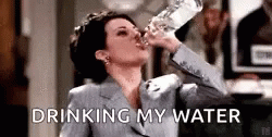 Drinking My Water GIF | GIFDB.com