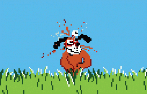 Duck Hunt Dog Explode GIF | GIFDB.com