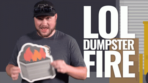 Dumpster Fire Lol GIF | GIFDB.com