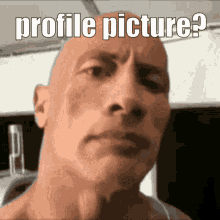 Dwayne Johnson The Rock Dp Display Picture Profile GIF | GIFDB.com