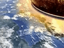 Earth Exploding Collision Close Up Slow Motion GIF | GIFDB.com