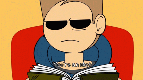 Eddsworld Tom Reading A Book GIF | GIFDB.com