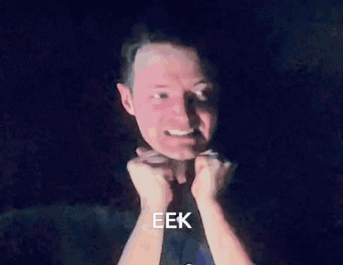 Eek Reaction Adam Berry GIF | GIFDB.com