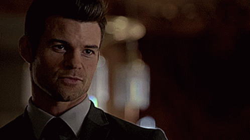 Elijah Mikaelson Vampire Diaries Talking Stare GIF | GIFDB.com