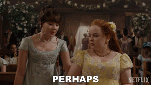 Eloisa Bridgeton Perhaps Maybe GIF | GIFDB.com