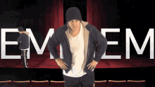 Eminem On The Stage Rapping GIF | GIFDB.com