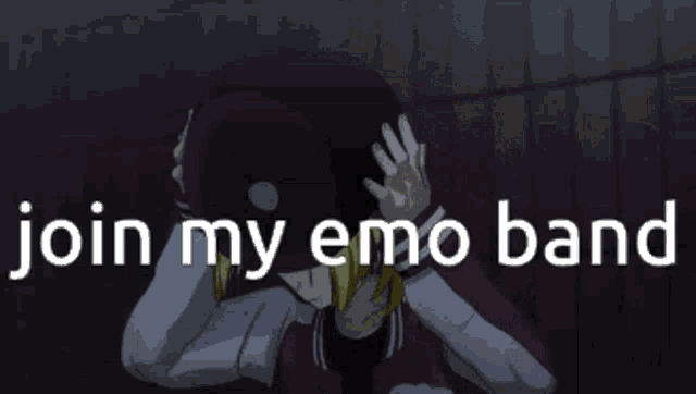 Emo Band Anime Girl GIF | GIFDB.com