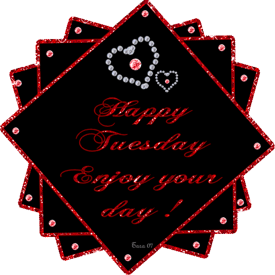 Enjoy Your Day Happy Tuesday Heart Love GIF | GIFDB.com