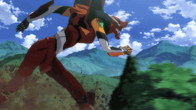 Evangelion Unit-02 Run GIF | GIFDB.com