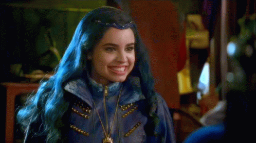 Evie Descendants Princess Excited Grin GIF | GIFDB.com