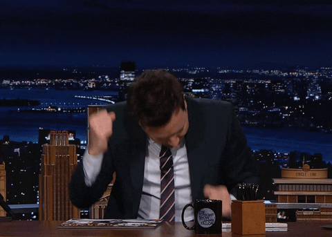 Excited Jimmy Fallon Funny Celebration GIF | GIFDB.com