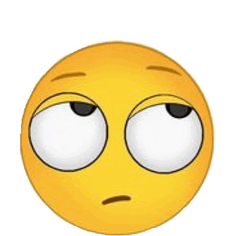 Eye Roll Emoji Hmm Whatever Unamused GIF | GIFDB.com