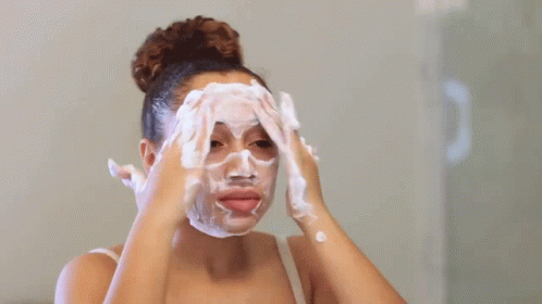 Facial Mask Skin Care Lisette Luhhsetty GIF | GIFDB.com